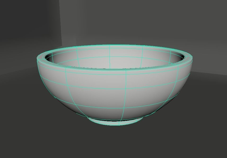 Plain Bowl 3D model | CGTrader