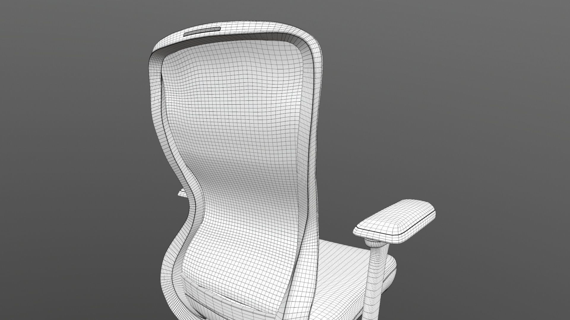 Motion High Back chair 3D model | CGTrader