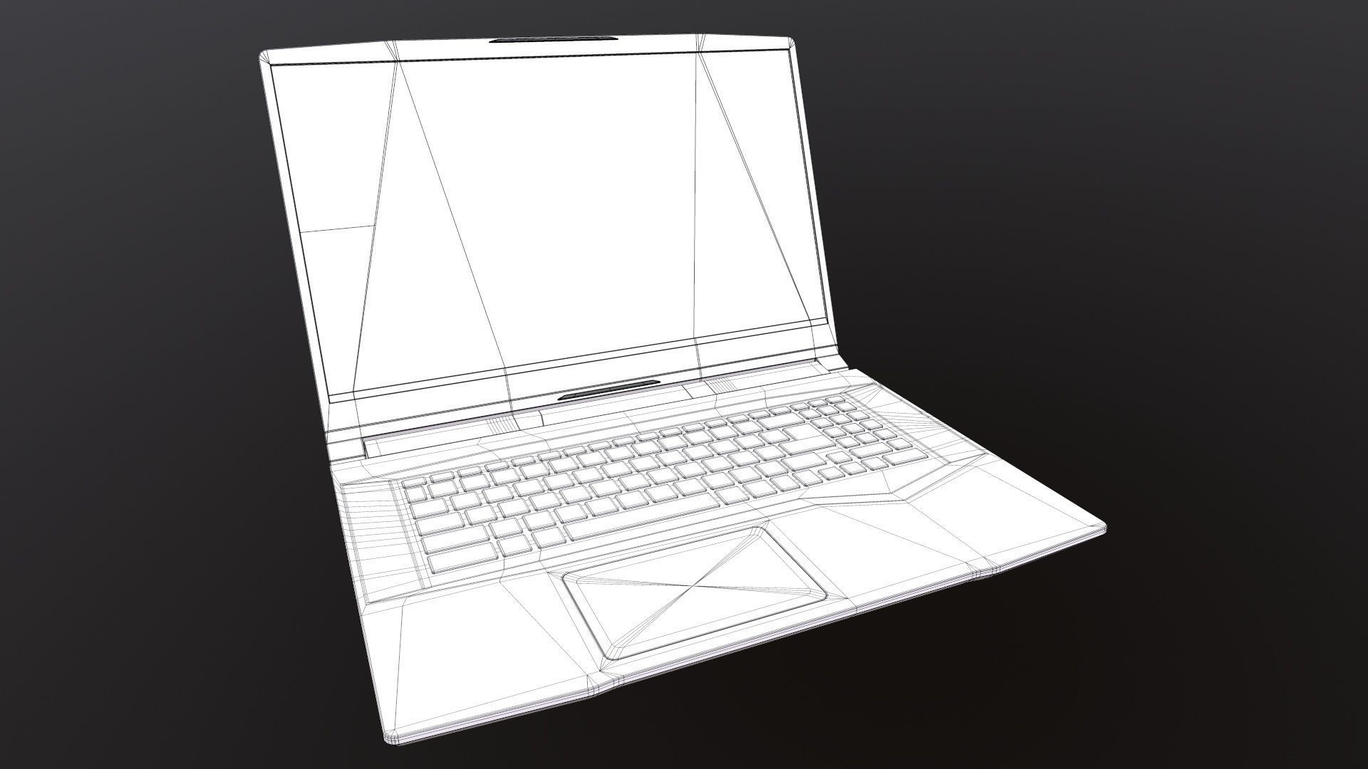 MSI Gaming Laptop 3D model | CGTrader