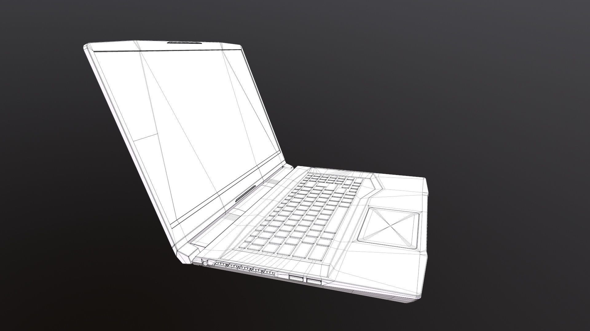 MSI Gaming Laptop 3D model | CGTrader
