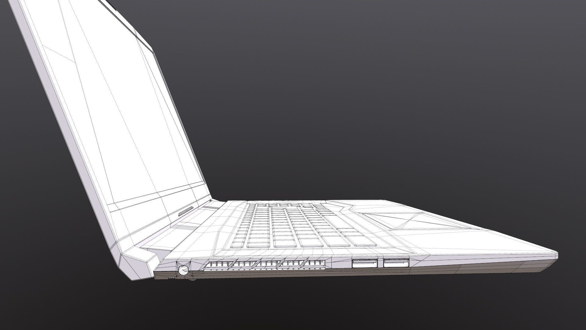 MSI Gaming Laptop 3D model | CGTrader