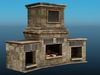 3D model Outdoor Fireplace 1 VR / AR / low-poly | CGTrader
