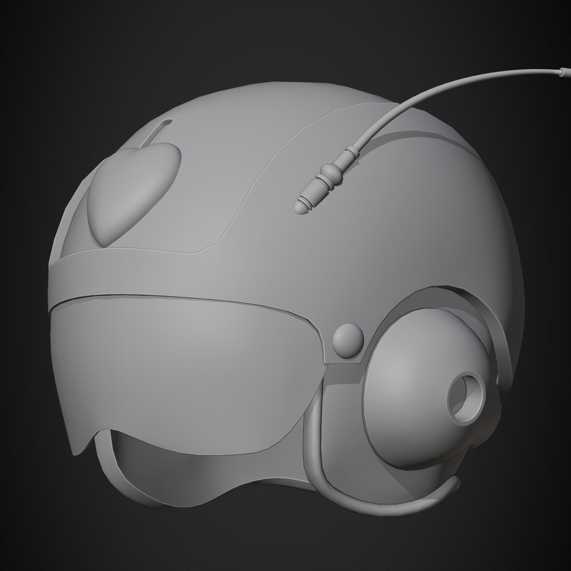 Great Saiyaman 2 Saiyagirl Helmet for Cosplay 3D model 3D printable ...