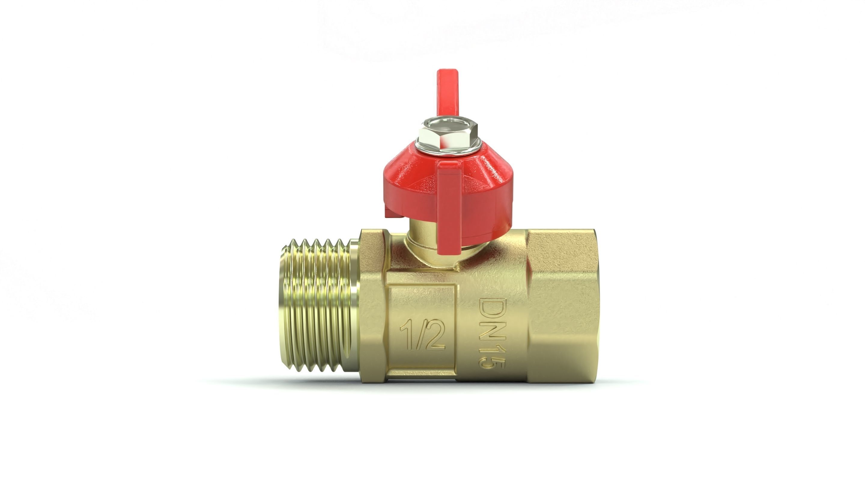 Ball valve 3D model 3D model | CGTrader