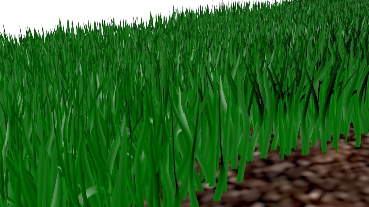 Walk Path With Grasses 3D model | CGTrader