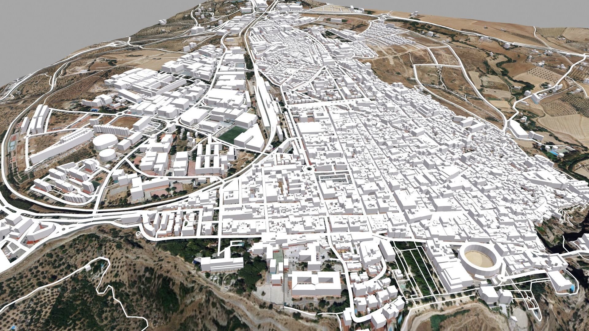 Cityscape Ronda Italy 3D model | CGTrader