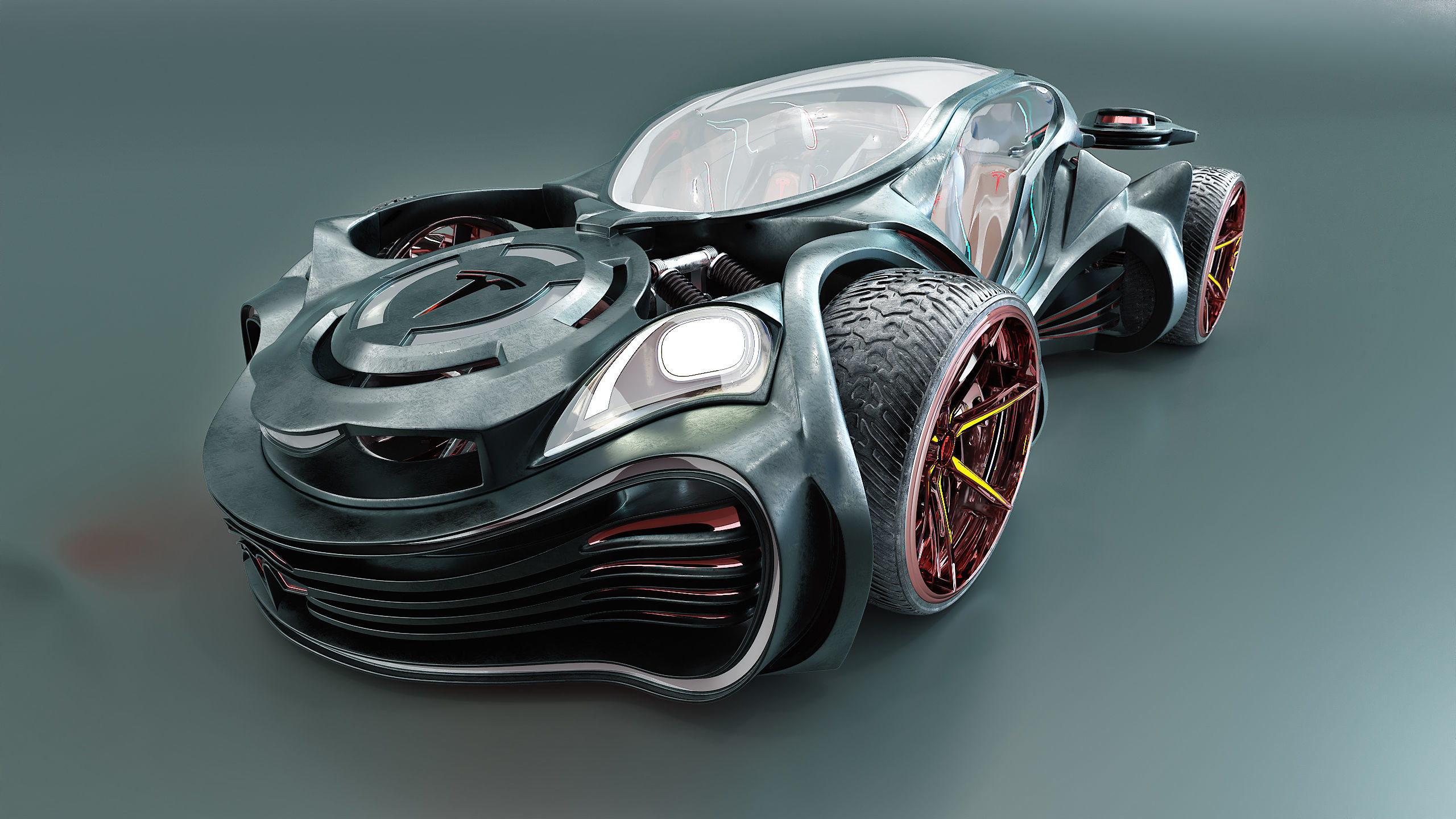 3D model 2022 TESLA HOVERCRAFT ROADRACER VR / AR / low-poly | CGTrader