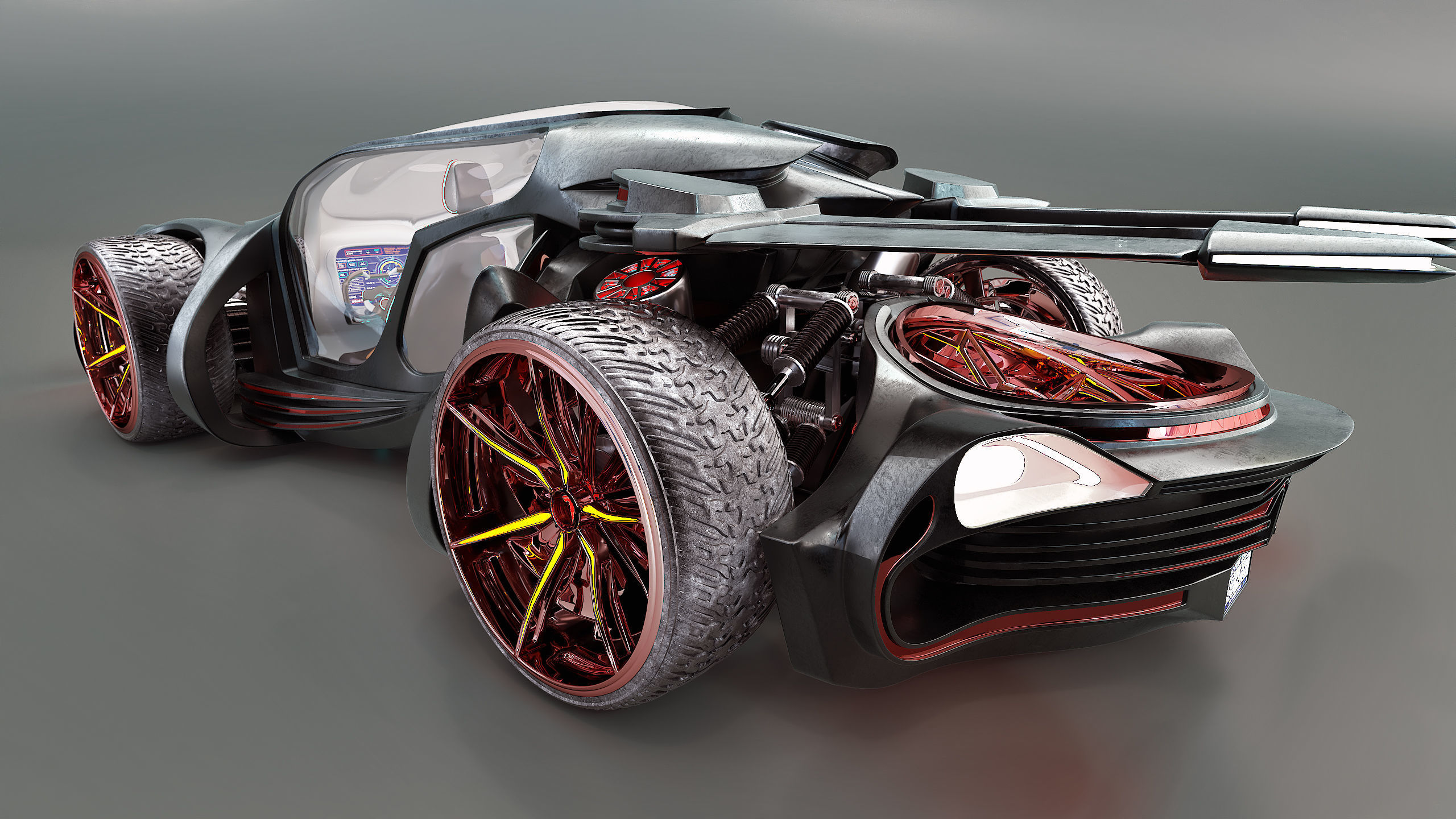 3D model 2022 TESLA HOVERCRAFT ROADRACER VR / AR / low-poly | CGTrader