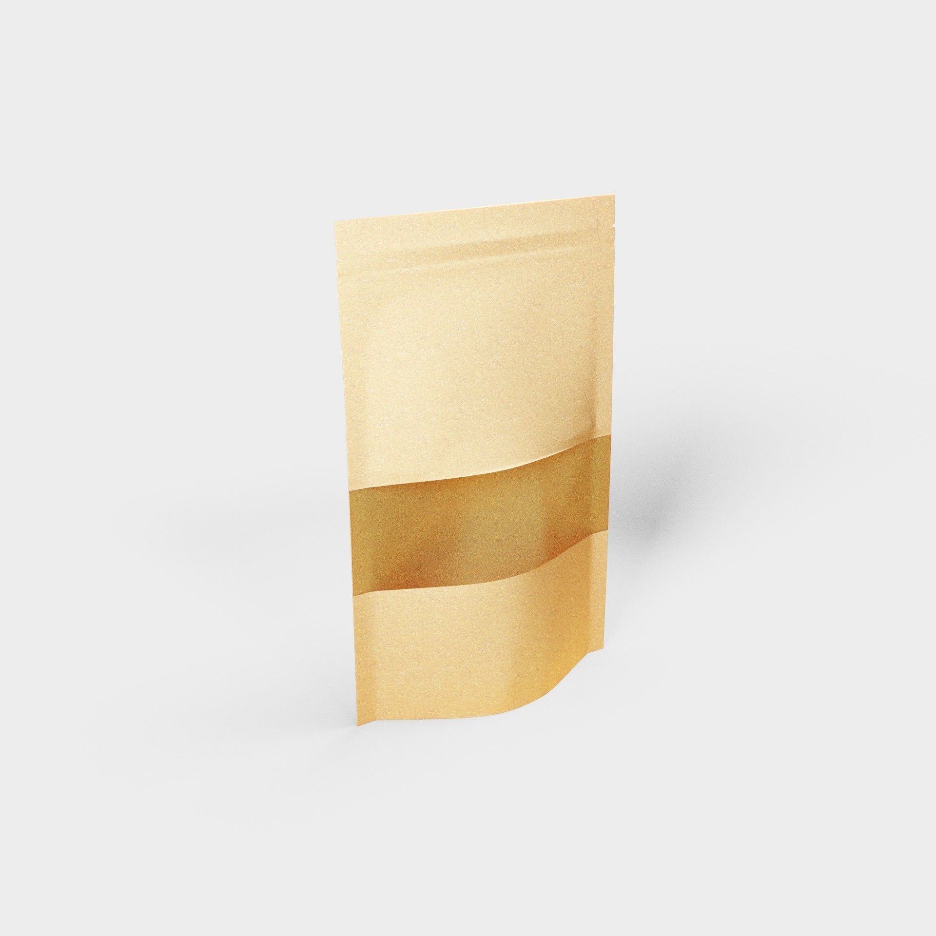 PACKAGING PACKSHOT - craft pocket bag - READY TO USE 3D model animated ...