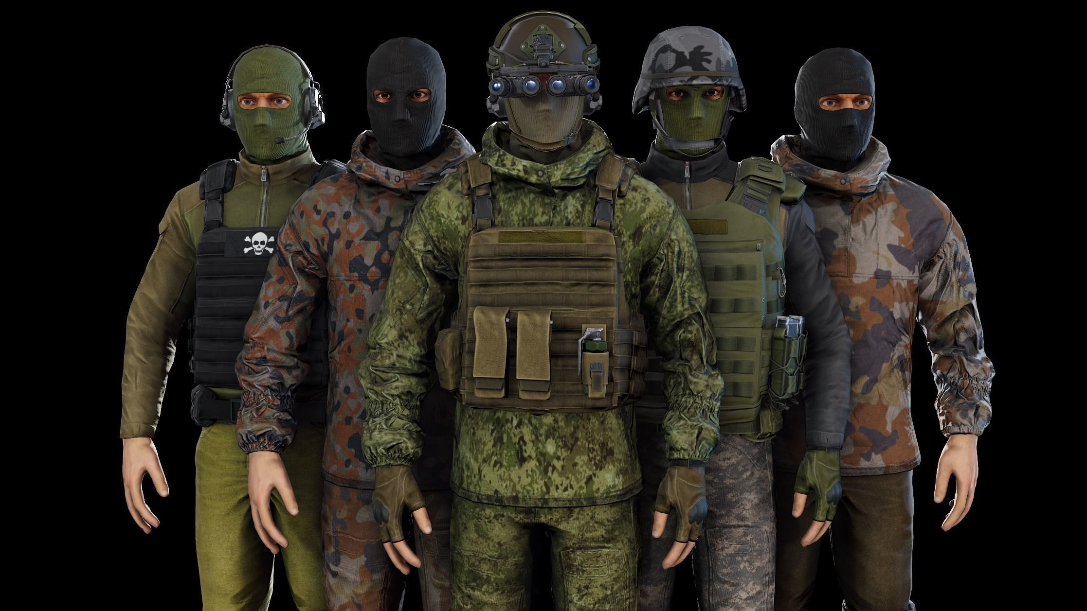 3D model Terrorist VR / AR / low-poly | CGTrader