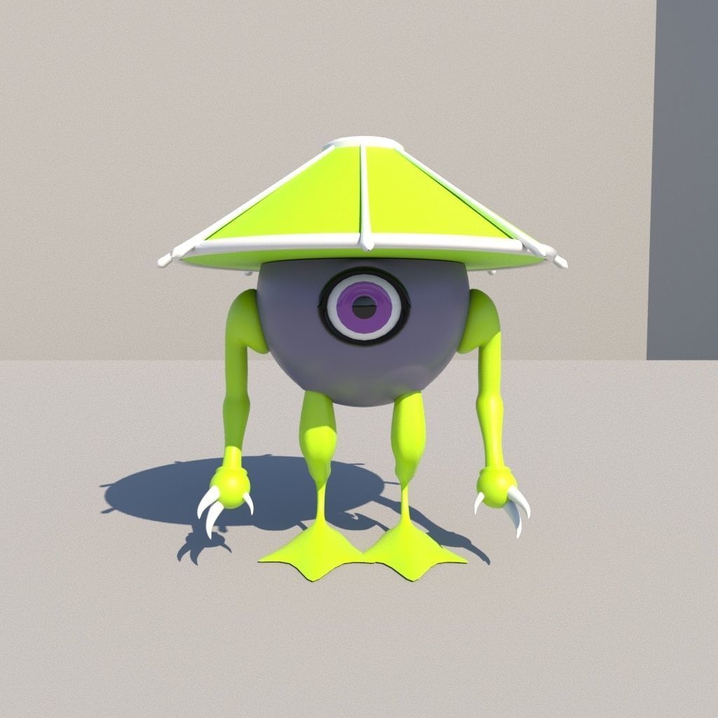 Creature alien 3D model | CGTrader