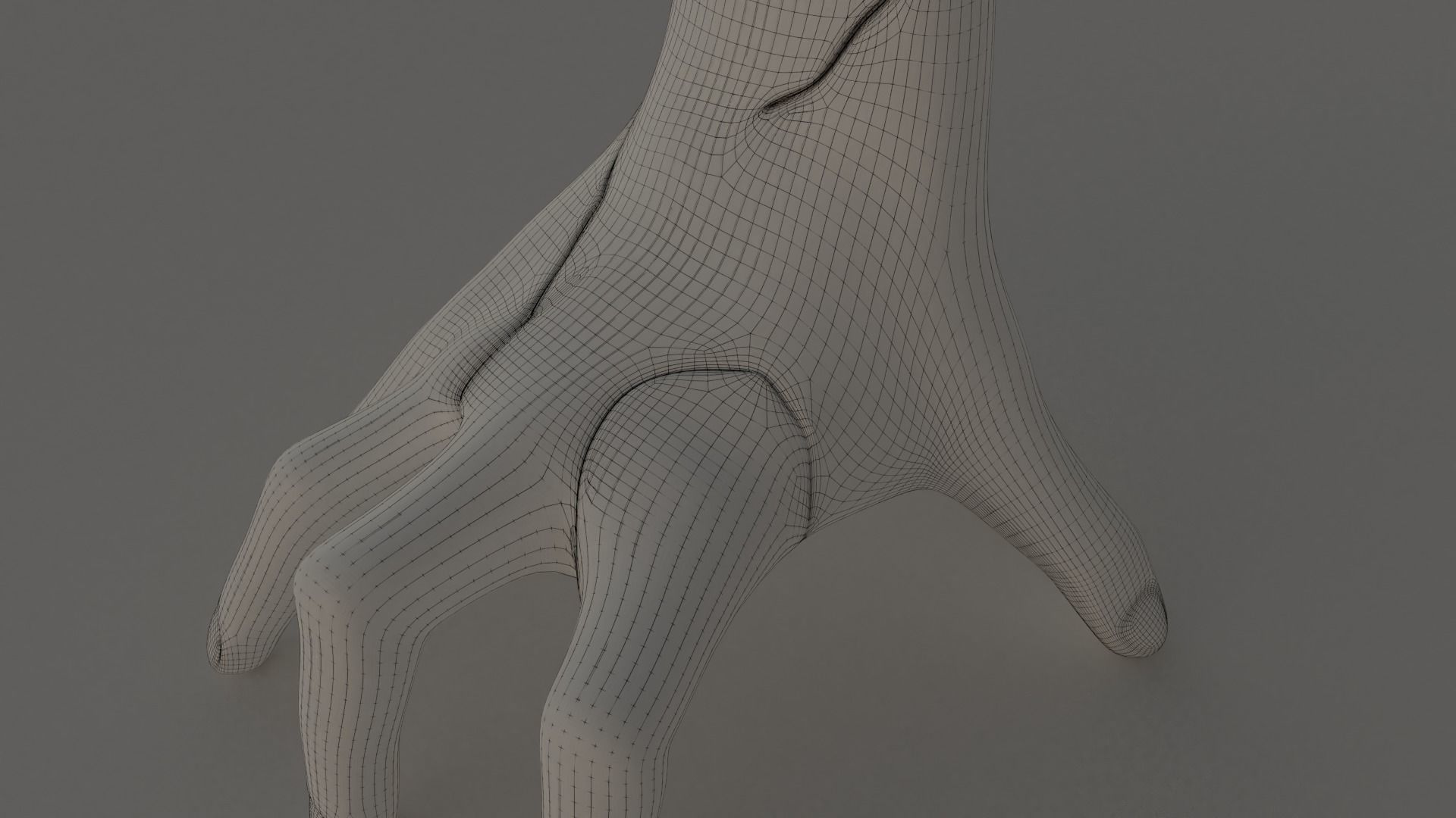 3D model THING from the 2022 Netflix series Wendesday Low poly 3d model ...