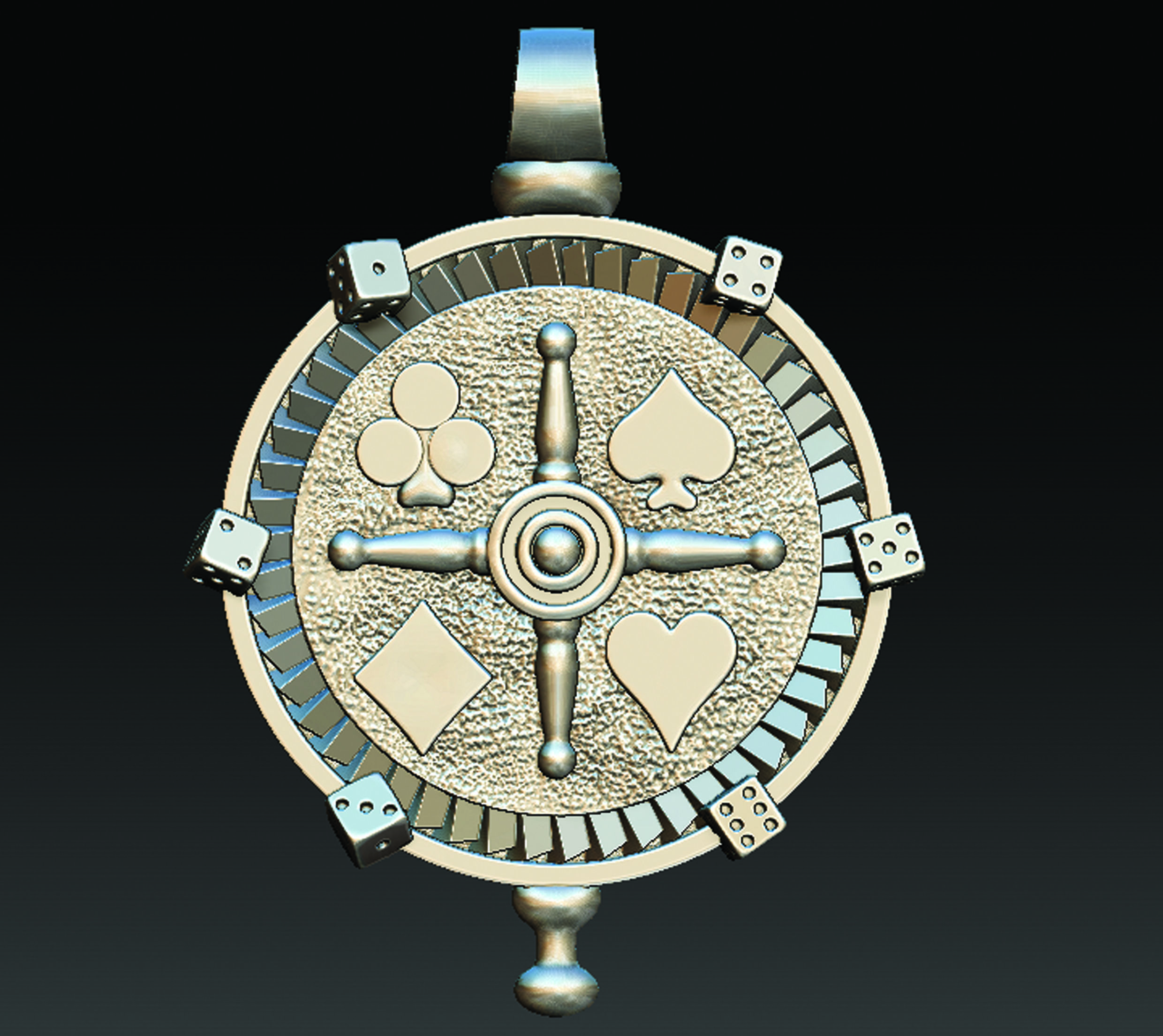 Poker Roulette 3D model 3D printable | CGTrader