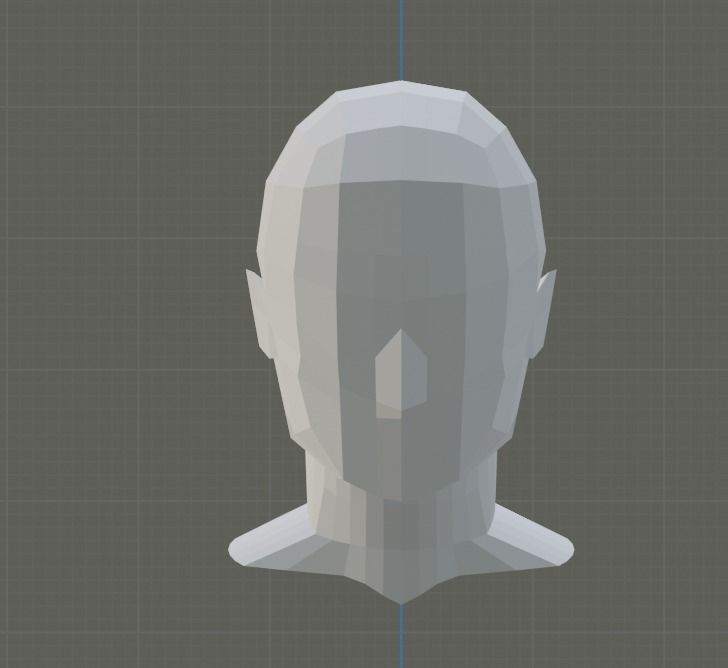 low poly basic head bust 3D model | CGTrader