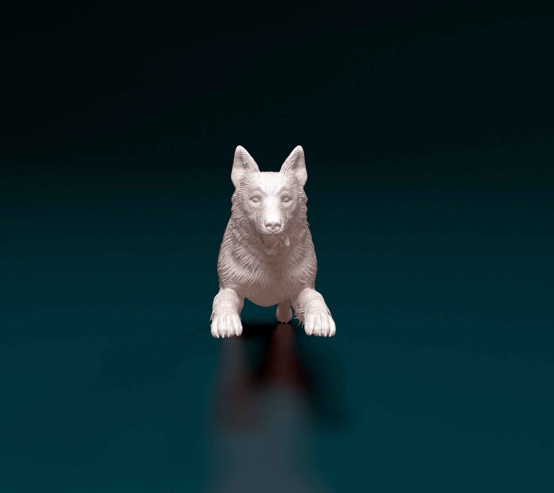 Aussie running 3D model 3D printable | CGTrader