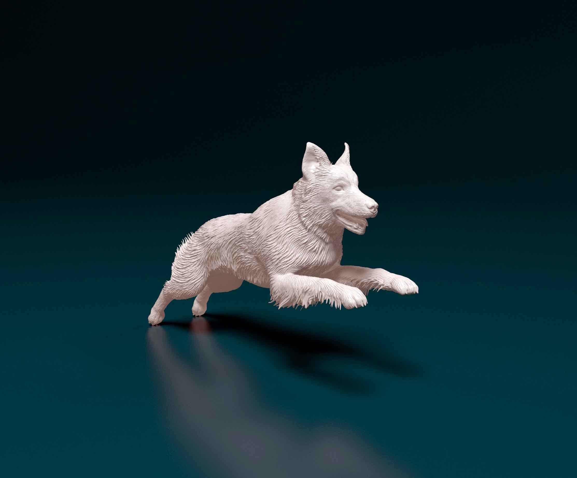 Aussie running 3D model 3D printable | CGTrader