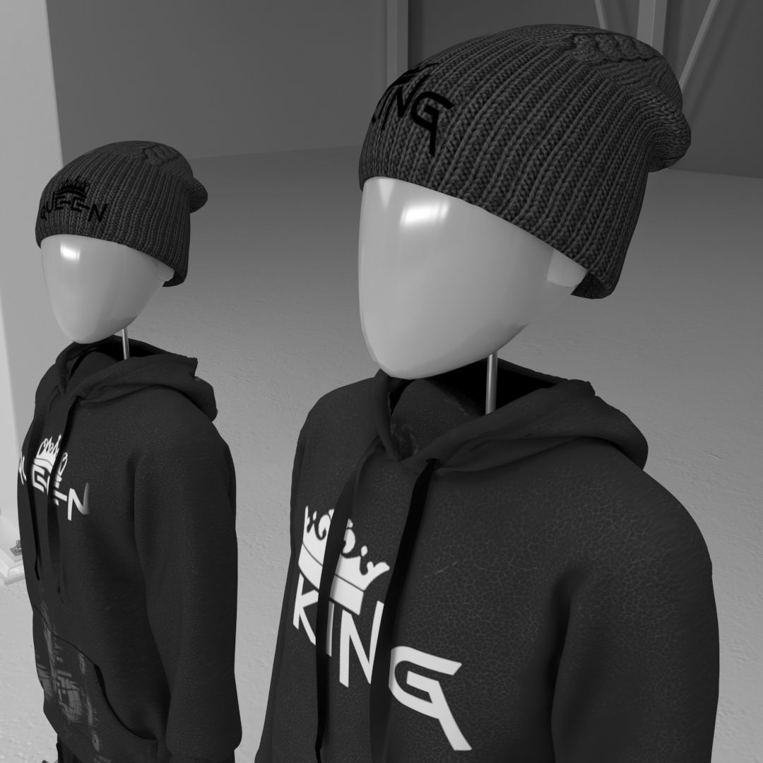 clothes king and queen 3D model | CGTrader