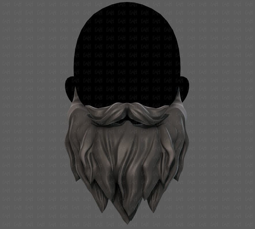 3D model Beard V30 VR / AR / low-poly | CGTrader