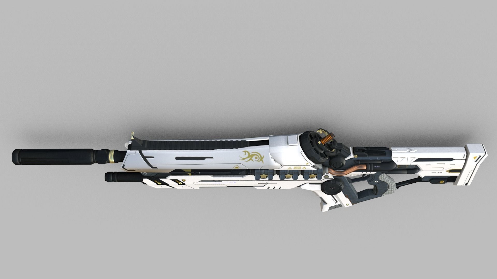 3D model Dark Matter Surge Rifle VR / AR / low-poly | CGTrader