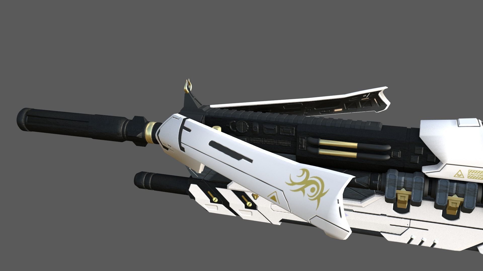 3D model Dark Matter Surge Rifle VR / AR / low-poly | CGTrader