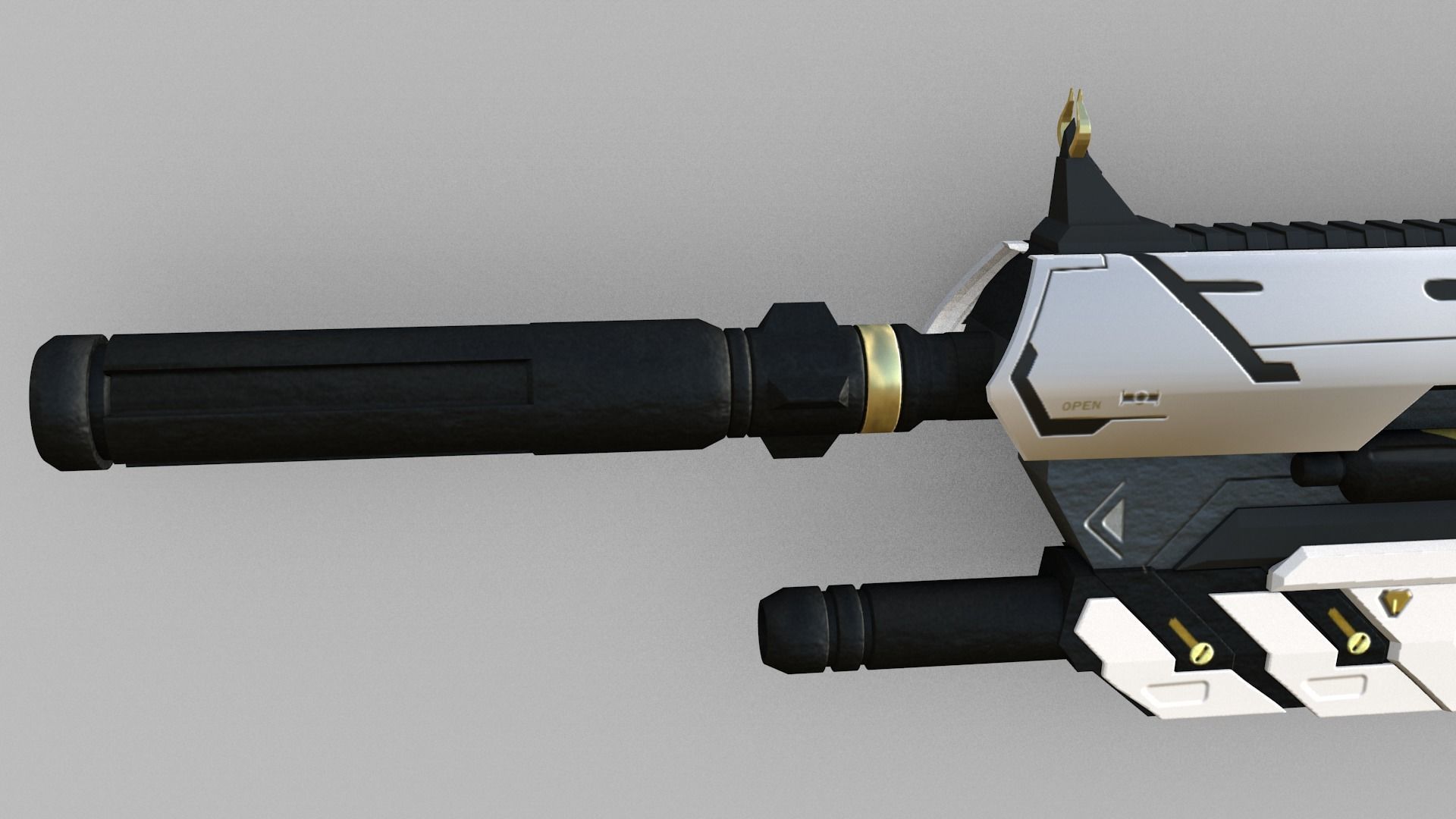 3D model Dark Matter Surge Rifle VR / AR / low-poly | CGTrader