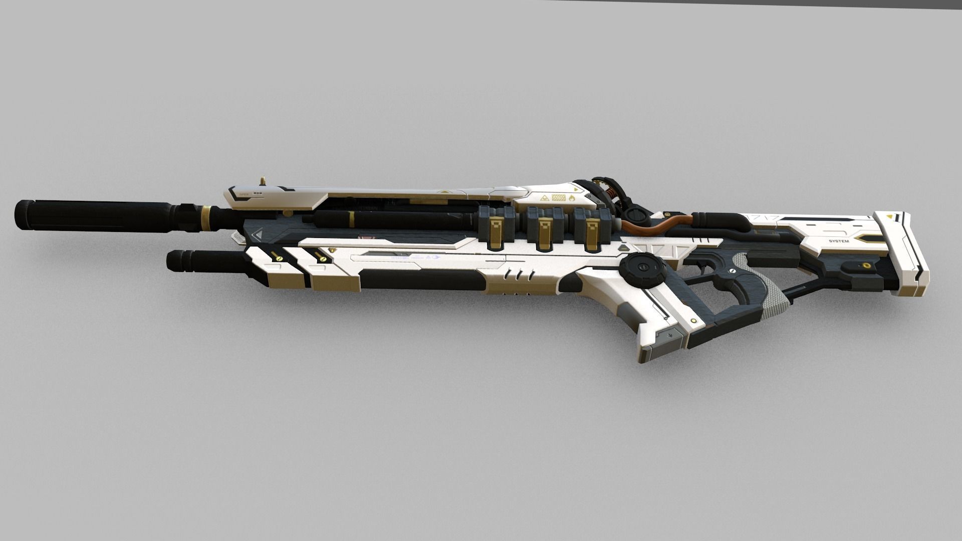 3D model Dark Matter Surge Rifle VR / AR / low-poly | CGTrader