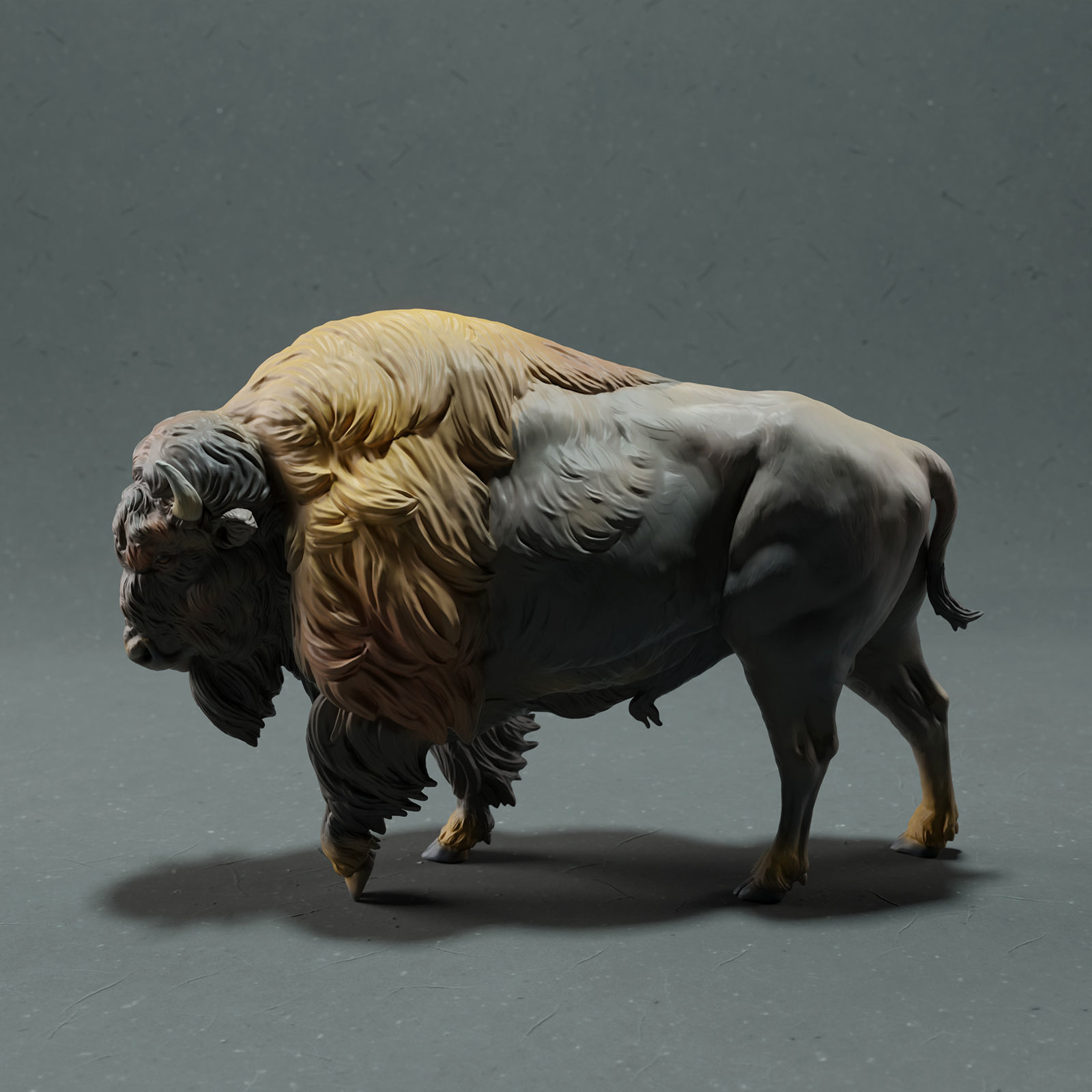American Bison 3D model 3D printable | CGTrader