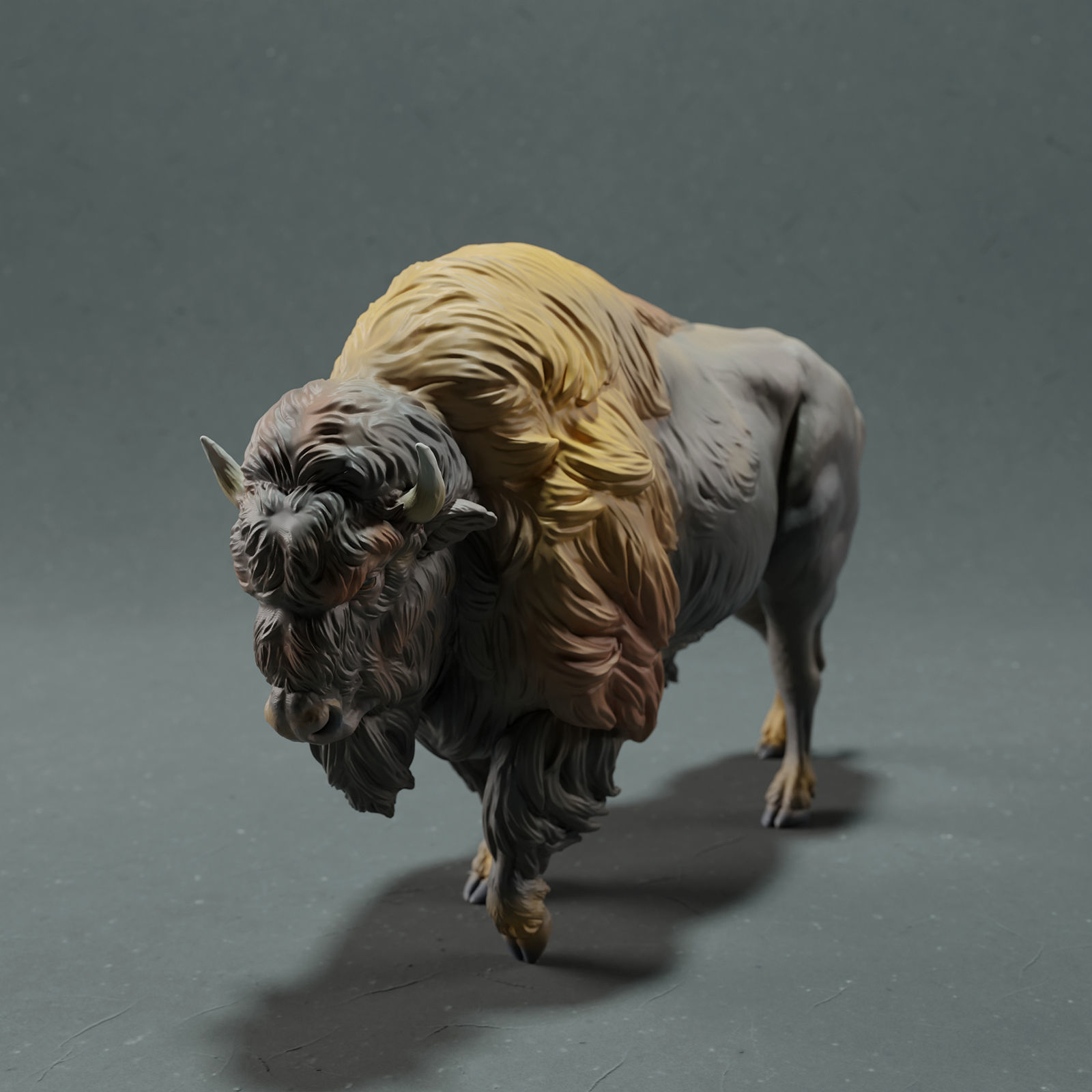 American Bison 3D model 3D printable | CGTrader