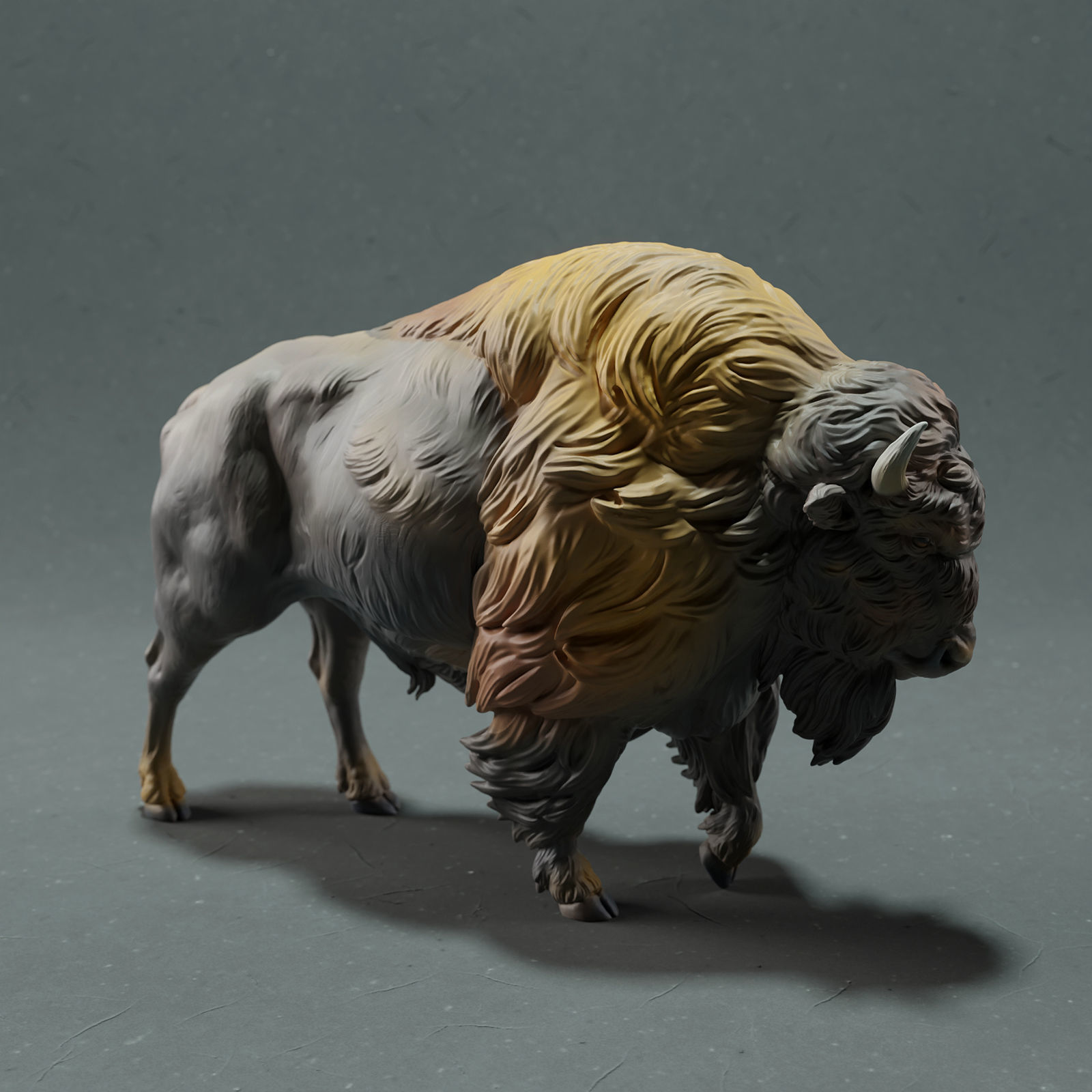 American Bison 3D model 3D printable | CGTrader