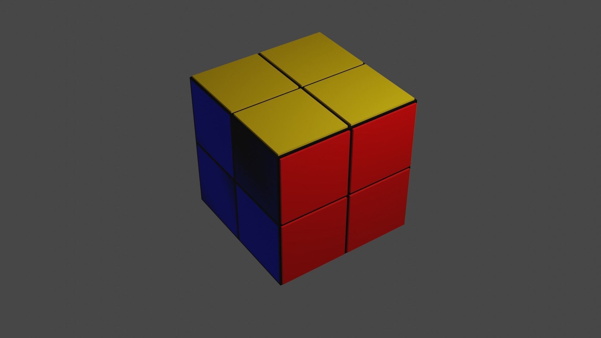 cube 2x2x2 3D model | CGTrader