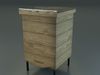 3D model 3D hive model Low-poly beehive side table VR / AR / low-poly ...