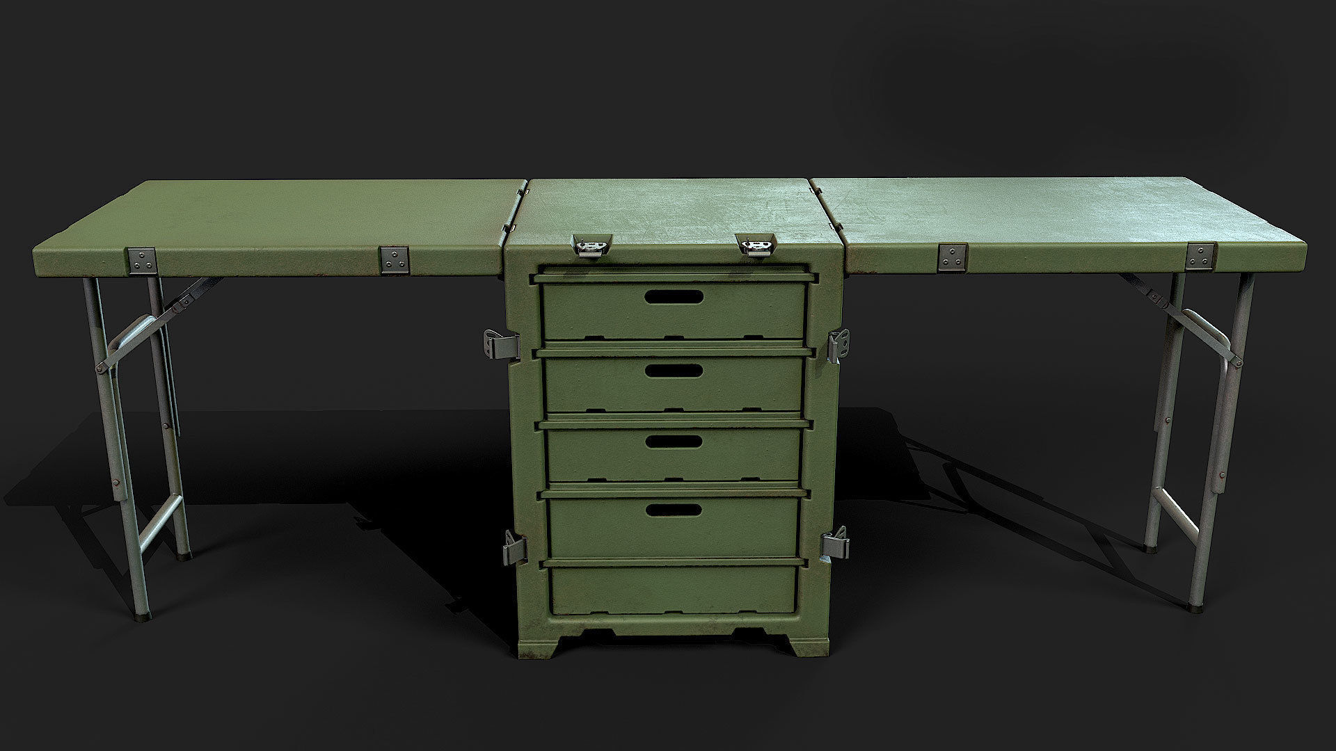 3D model Military Desk VR / AR / low-poly | CGTrader