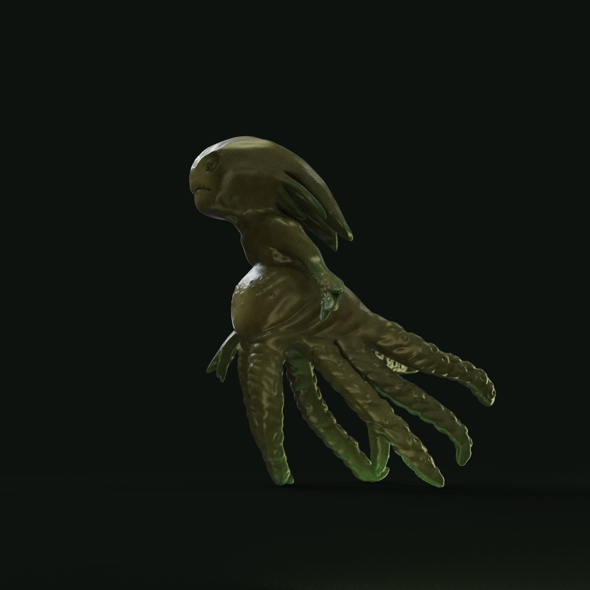 GRINDYLOW - SEA CREATURE - HARRY POTTER - MERMAID - DEMON 3D model 3D ...