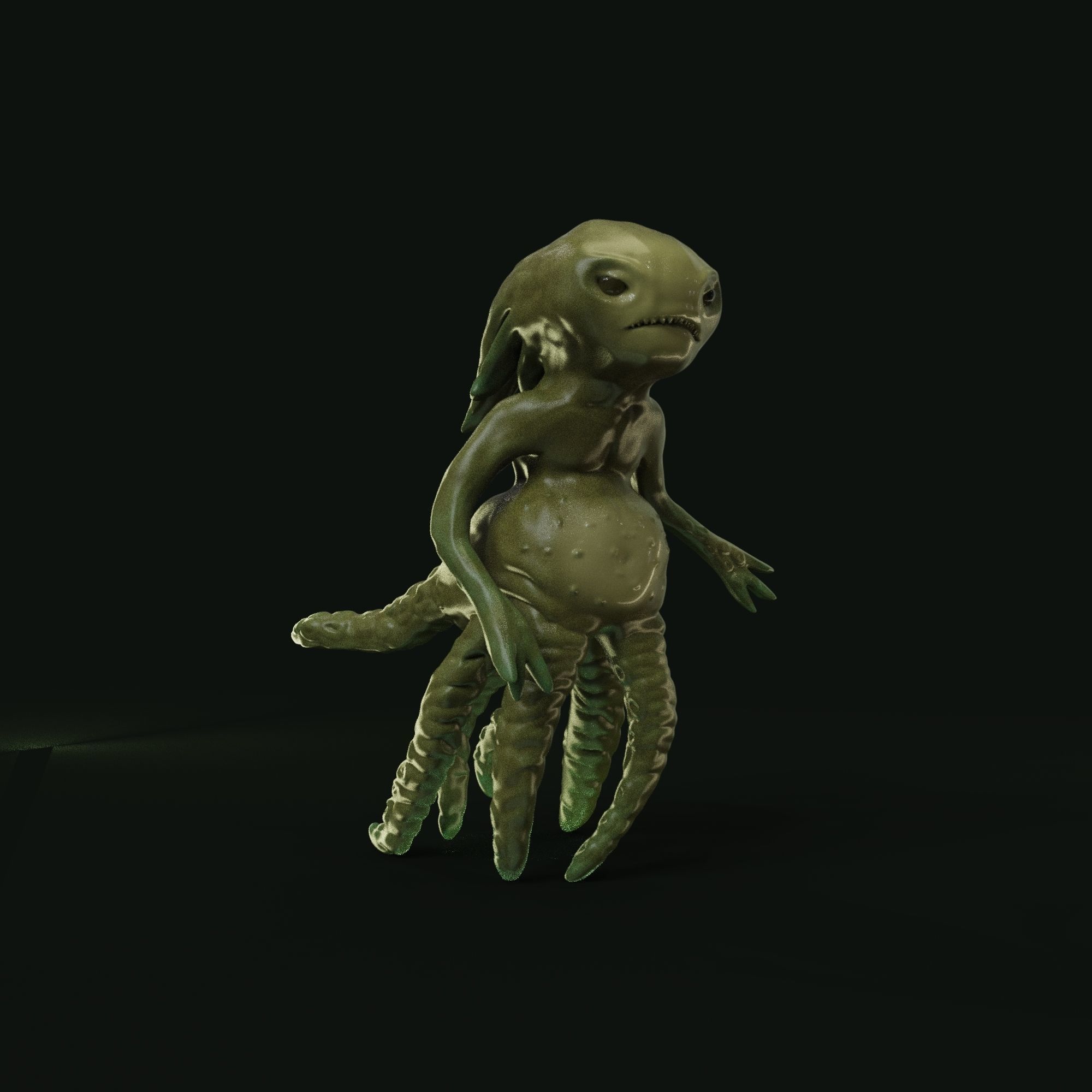 GRINDYLOW - SEA CREATURE - HARRY POTTER - MERMAID - DEMON 3D model 3D ...