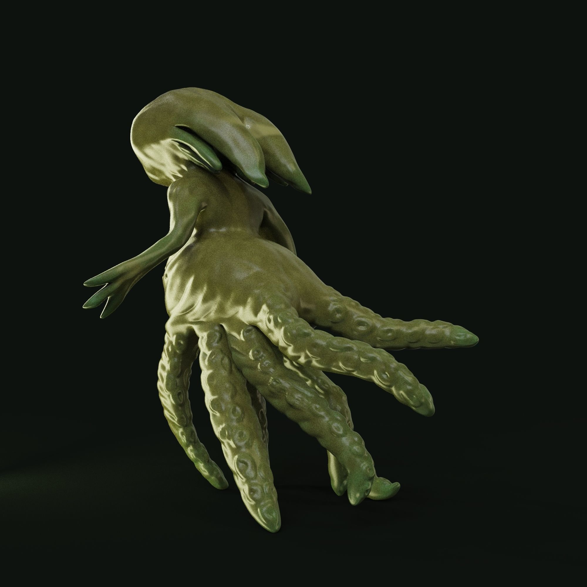GRINDYLOW - SEA CREATURE - HARRY POTTER - MERMAID - DEMON 3D model 3D ...