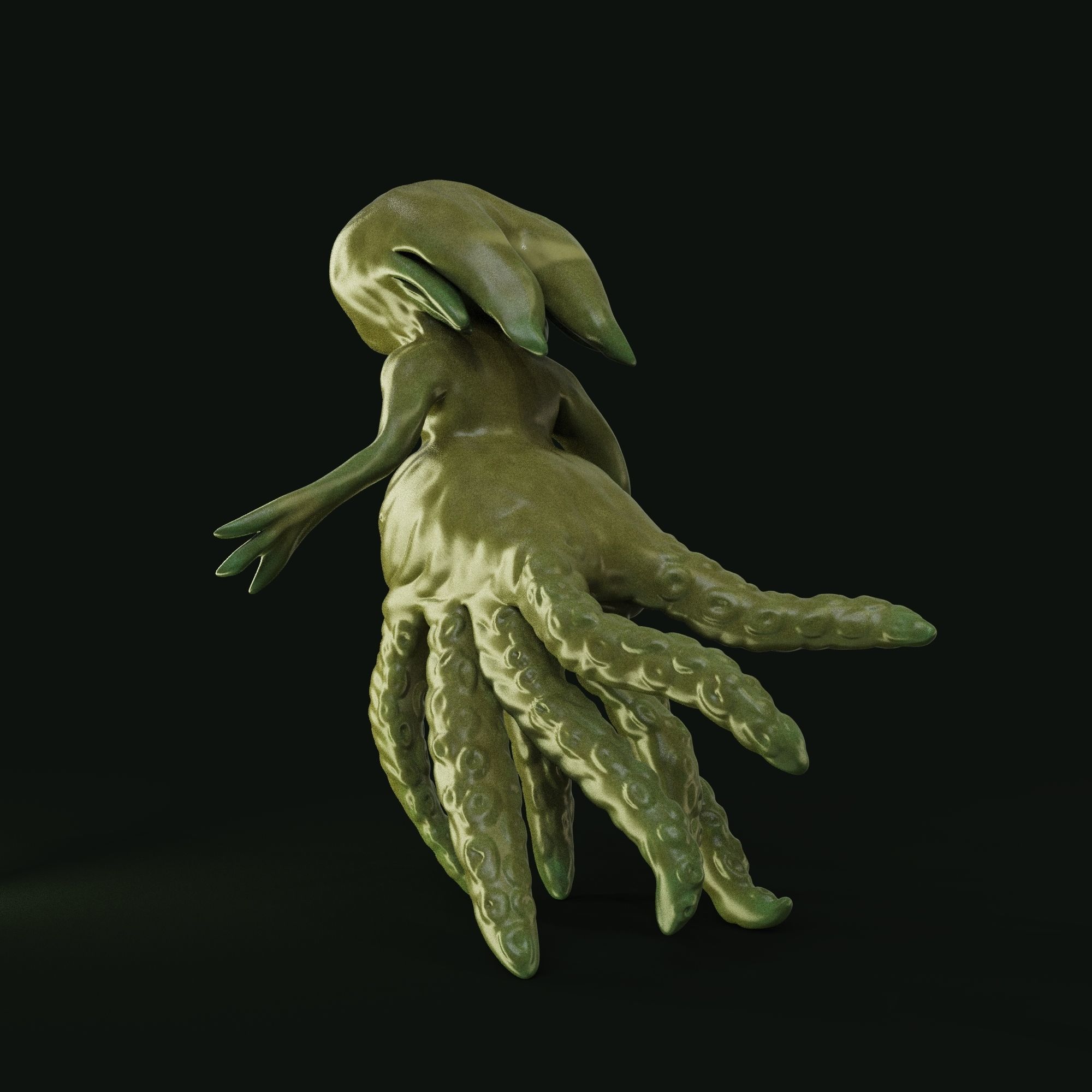 GRINDYLOW - SEA CREATURE - HARRY POTTER - MERMAID - DEMON 3D model 3D ...