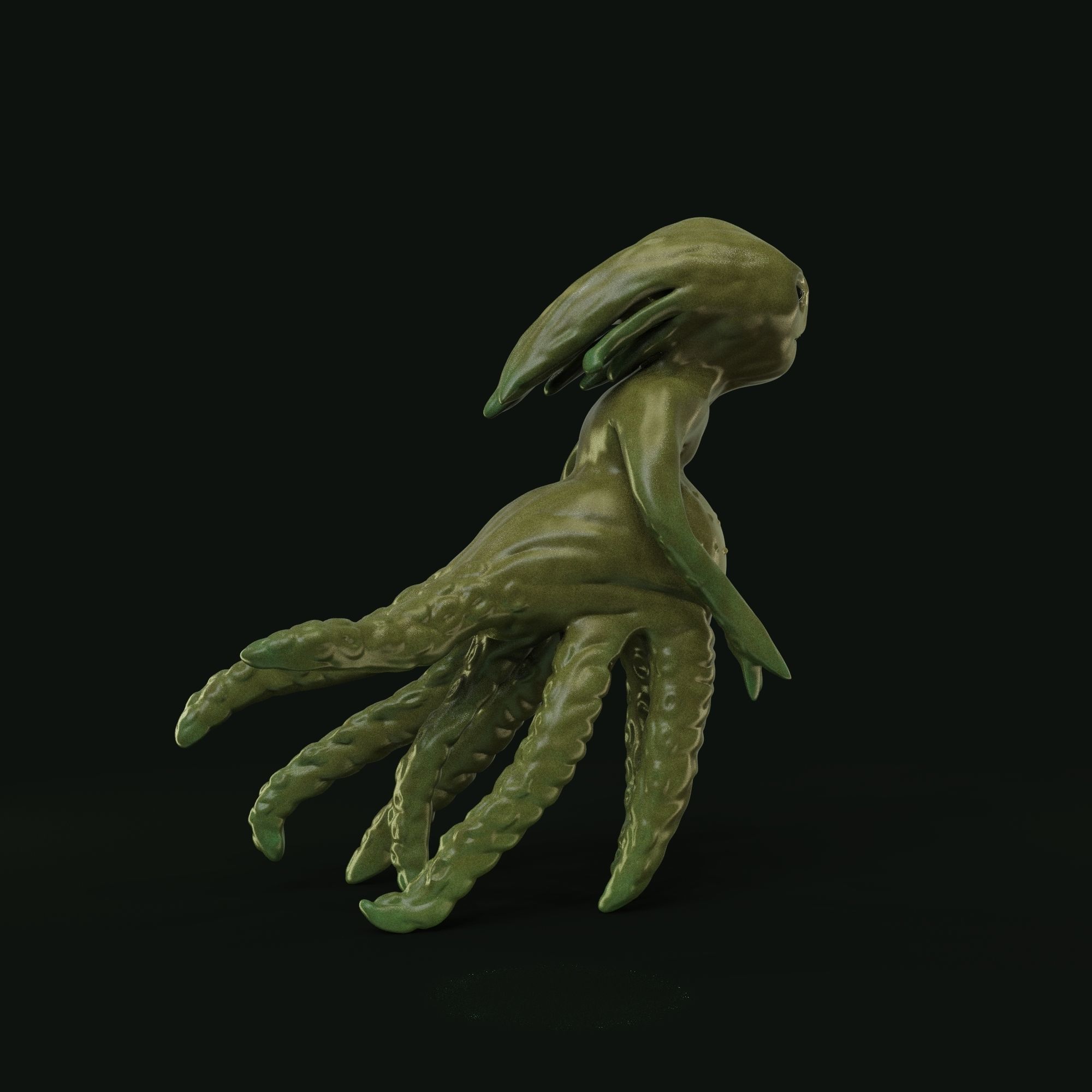 GRINDYLOW - SEA CREATURE - HARRY POTTER - MERMAID - DEMON 3D model 3D ...