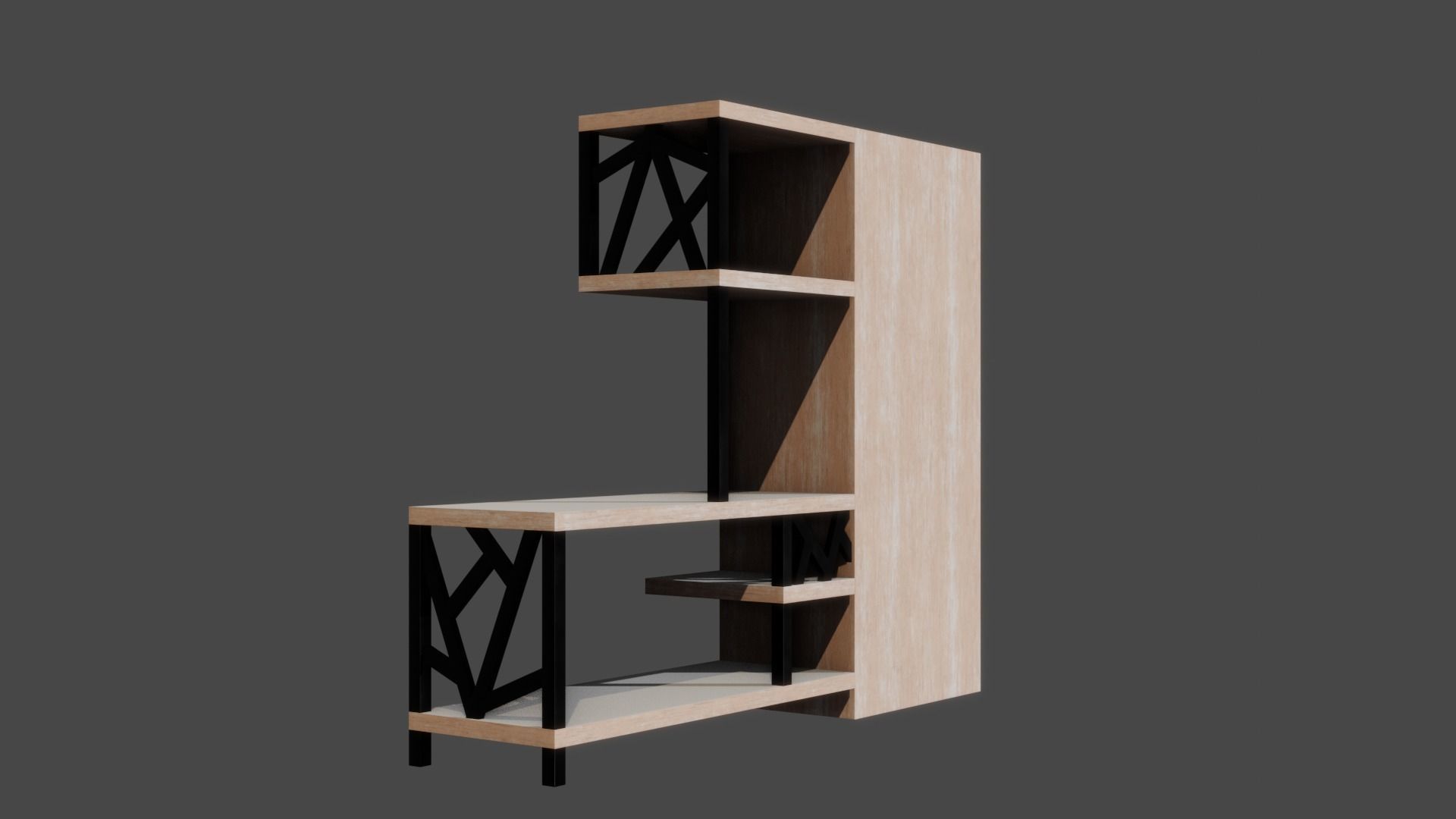 3D model Study Table and Wardobe VR / AR / low-poly | CGTrader