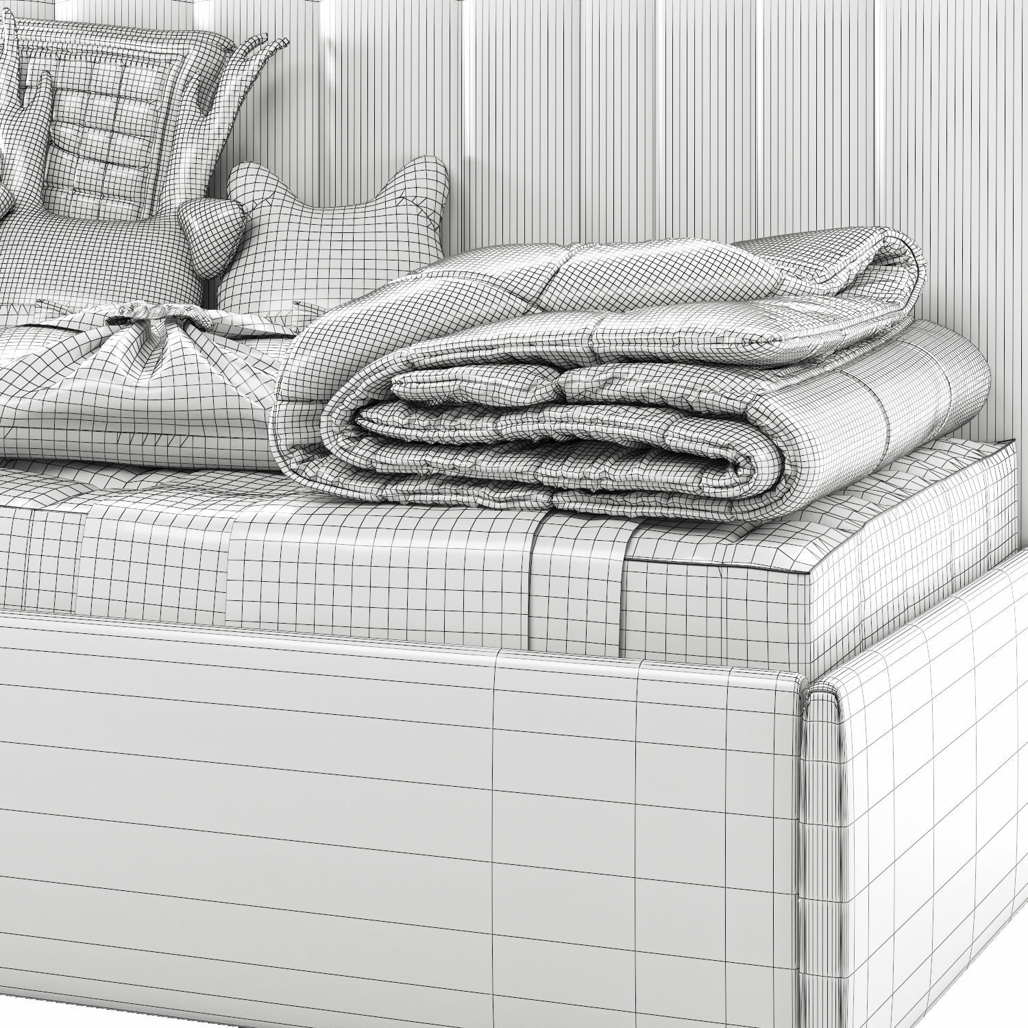 Modern Style Sofa Bed 3D model | CGTrader