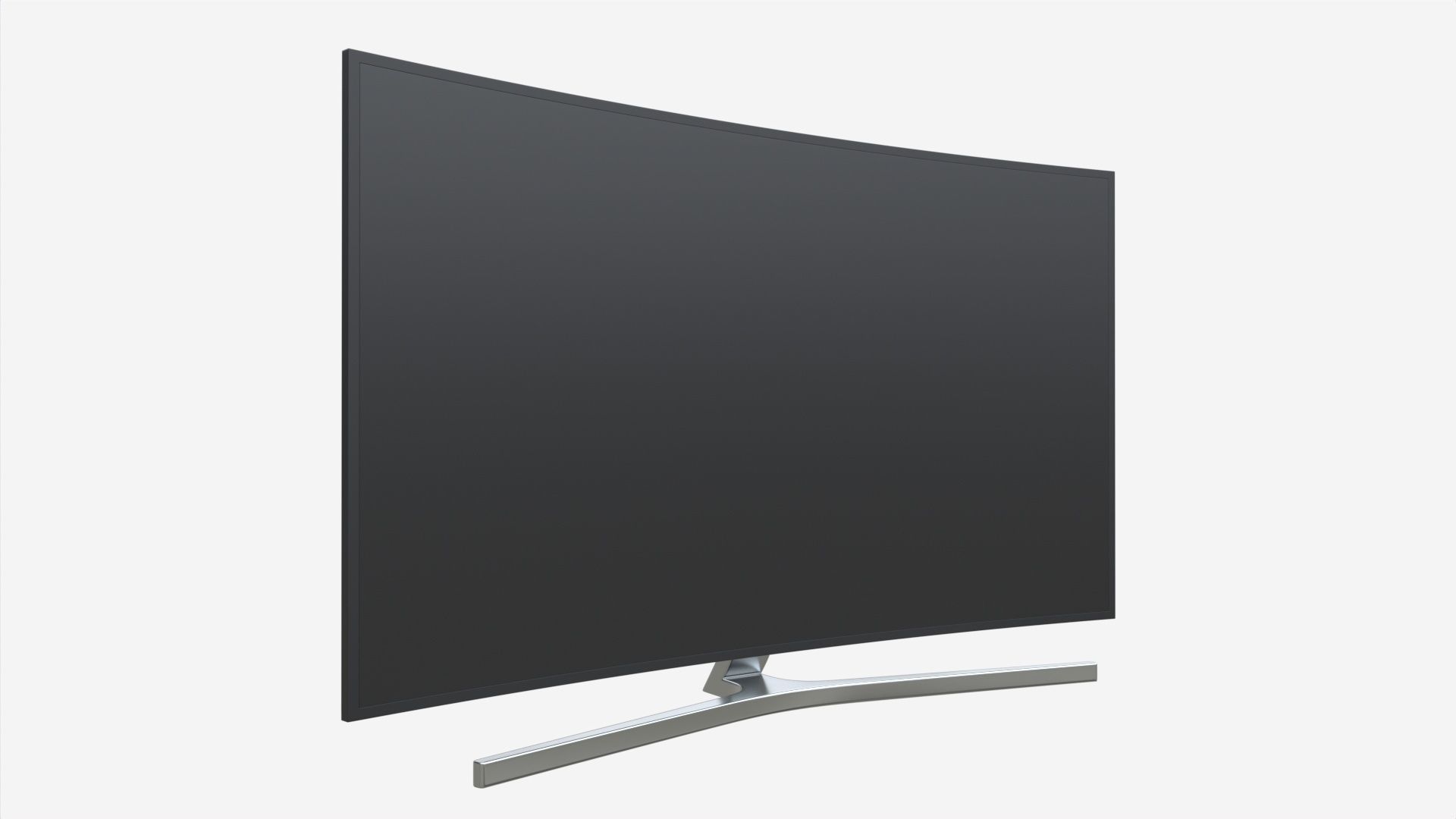 Curved Smart TV 48-inch 3D model | CGTrader