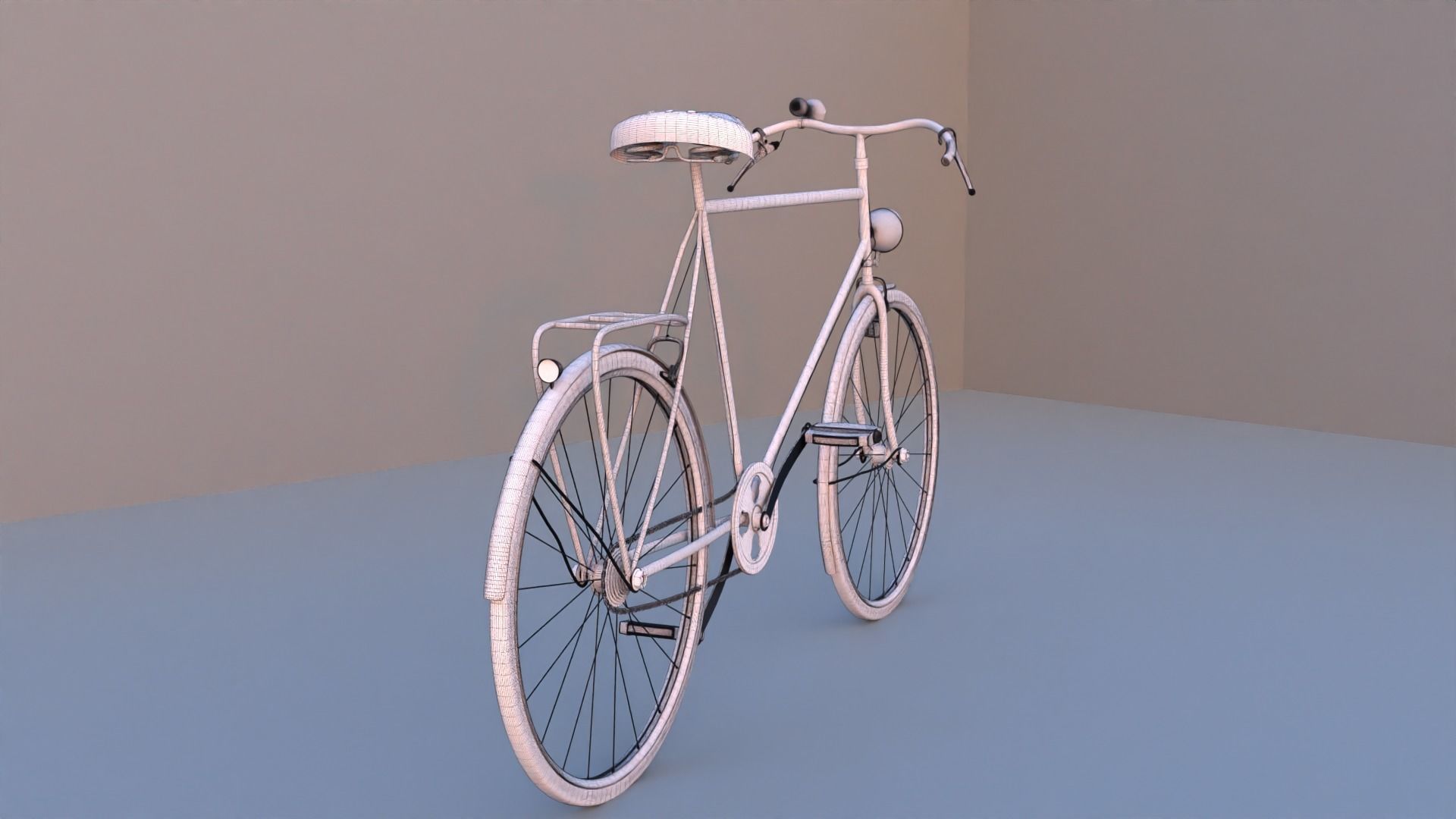 Blender Vintage Bike 3D model animated | CGTrader