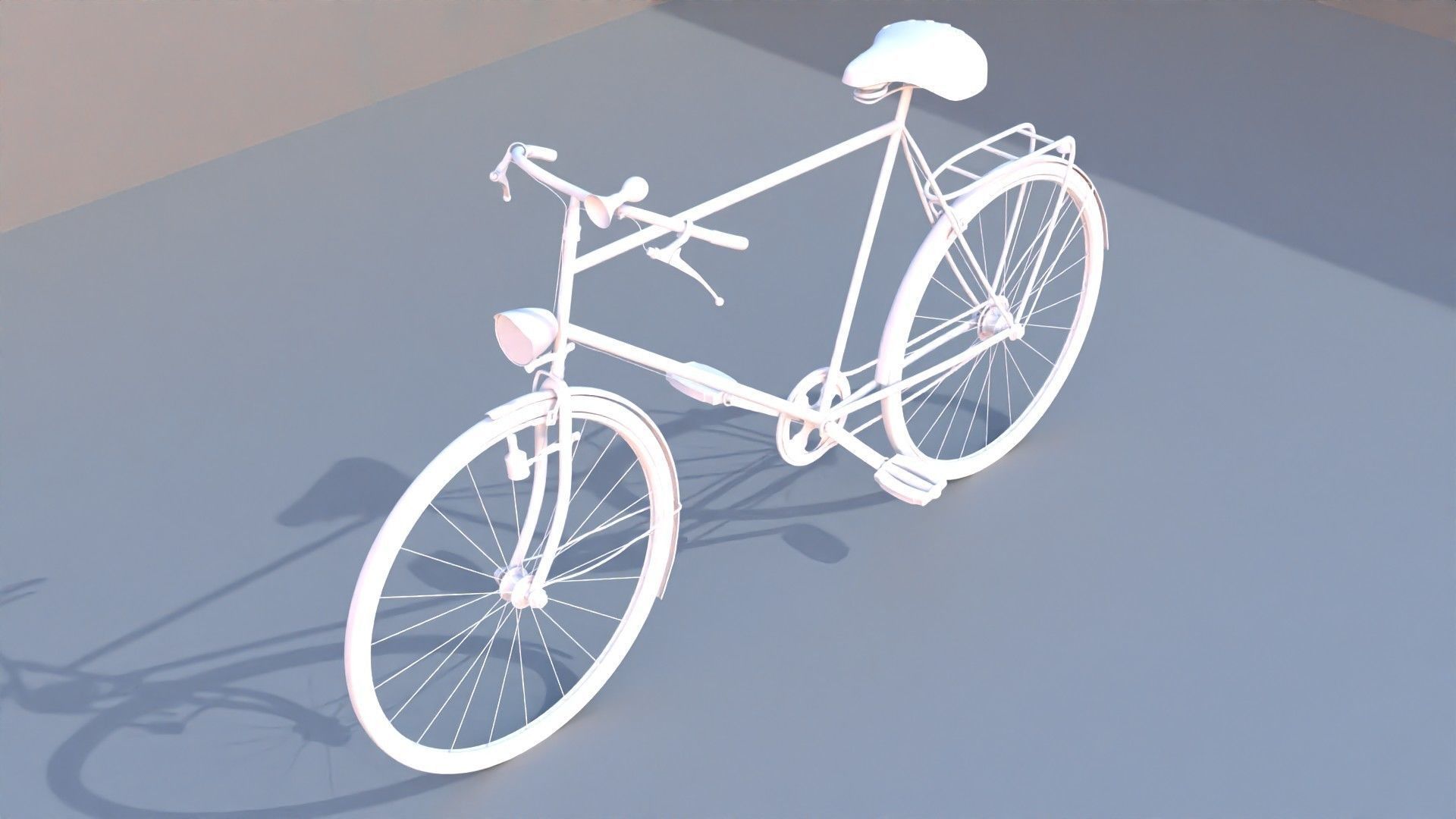Blender Vintage Bike 3D model animated | CGTrader