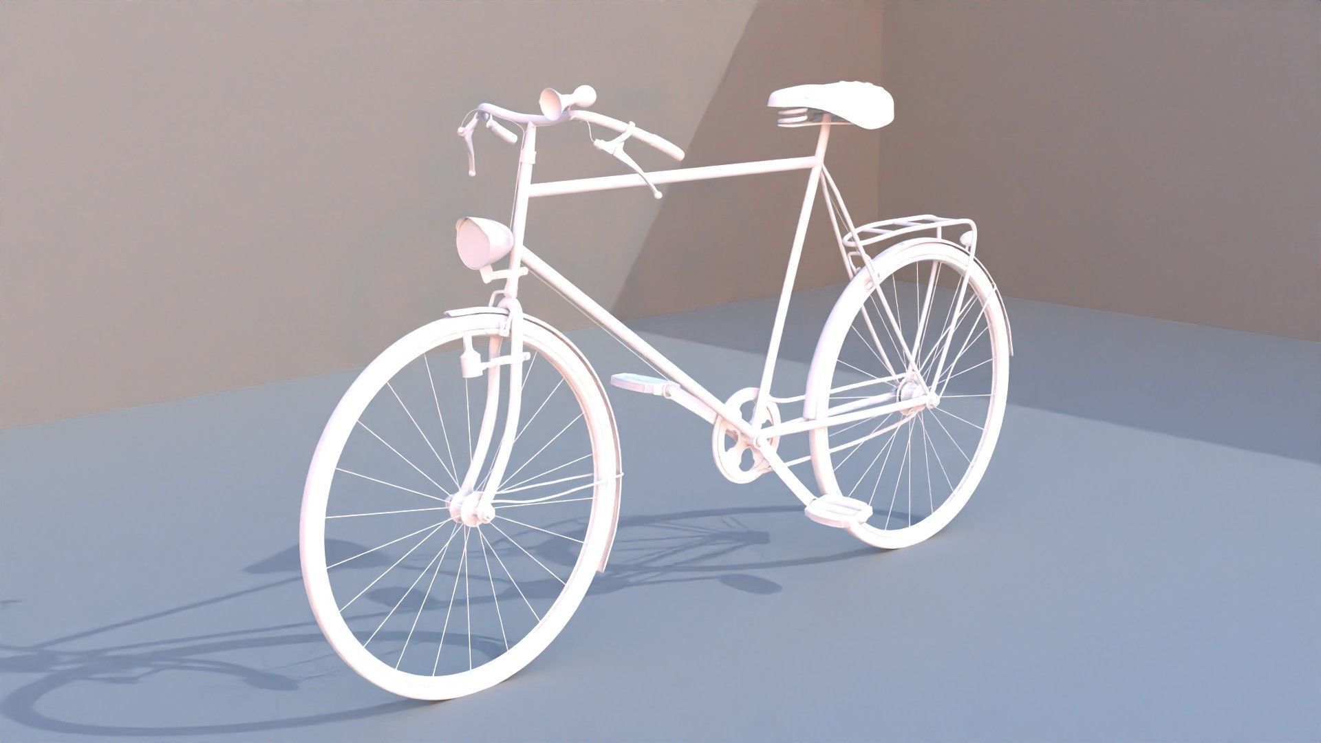Blender Vintage Bike 3D model animated | CGTrader