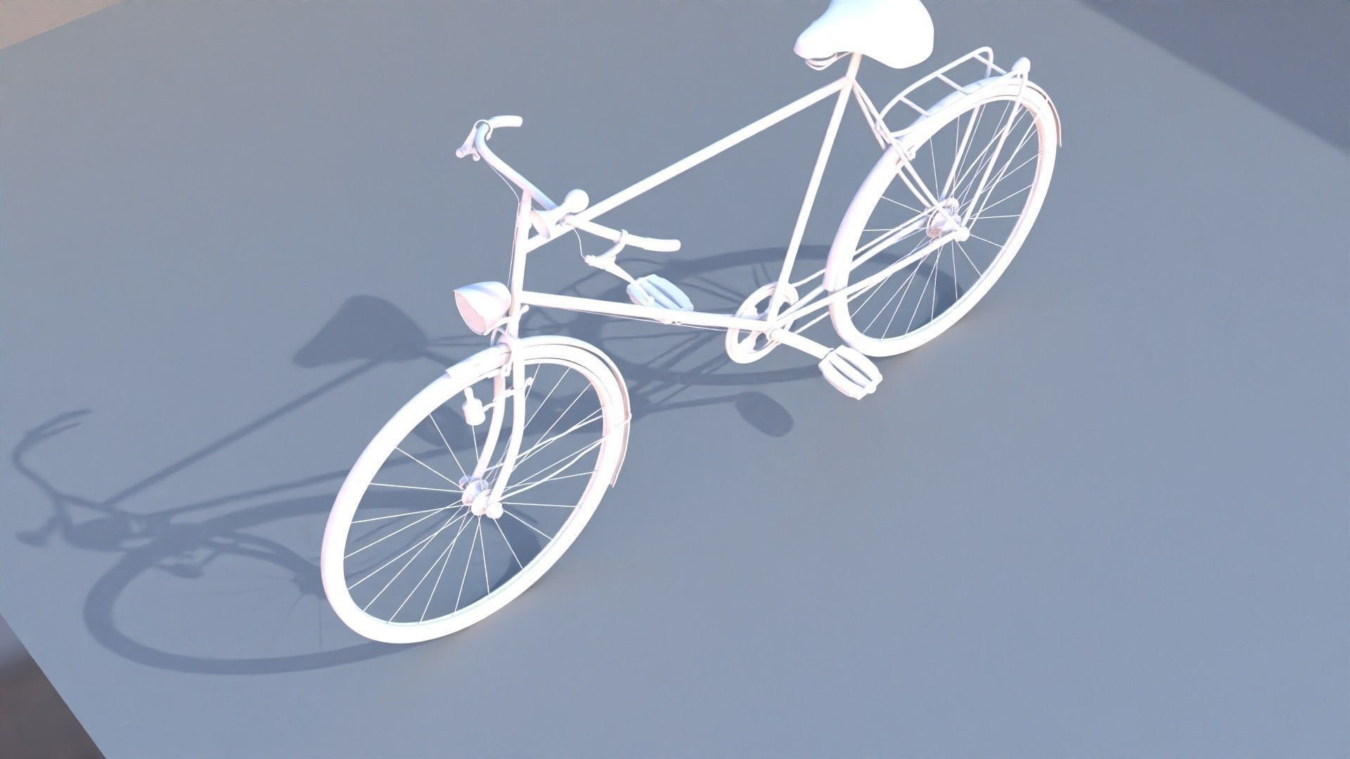 Blender Vintage Bike 3D model animated | CGTrader