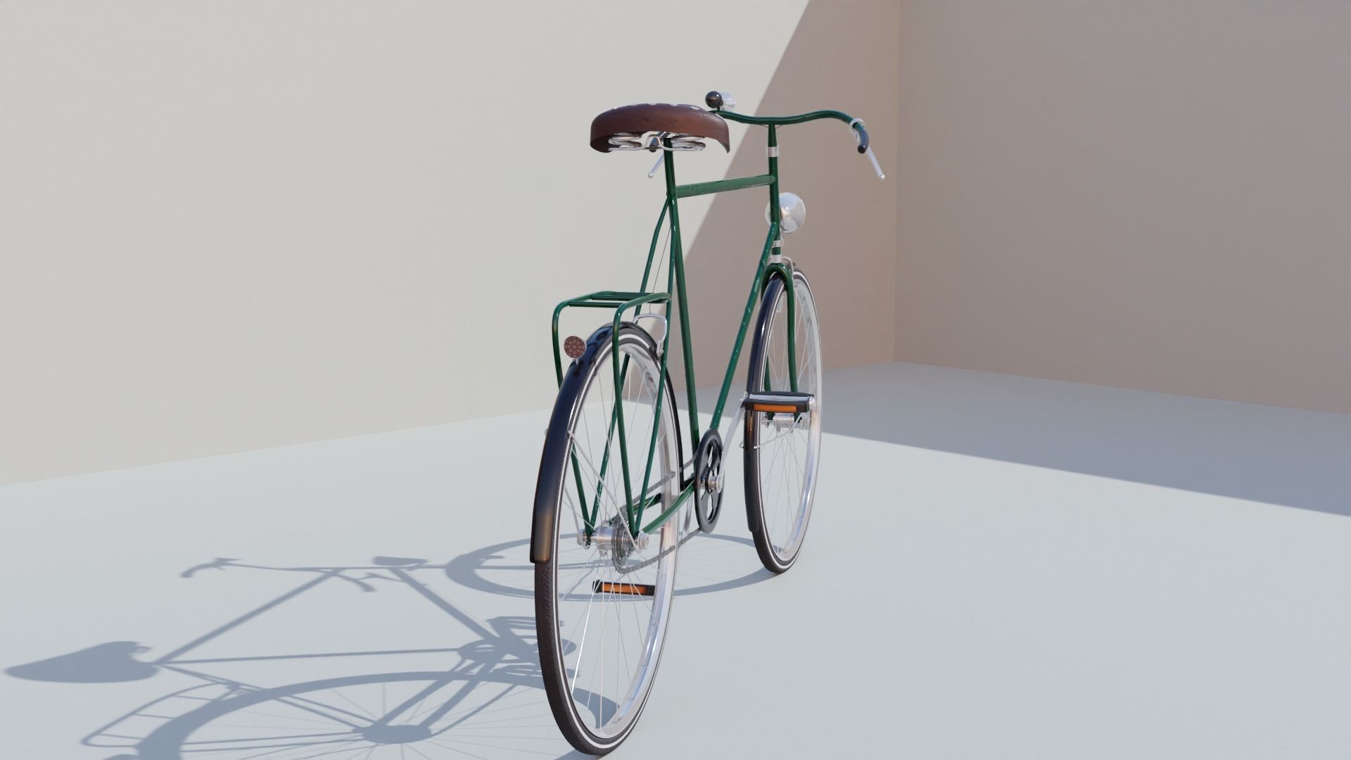 Blender Vintage Bike 3D model animated | CGTrader