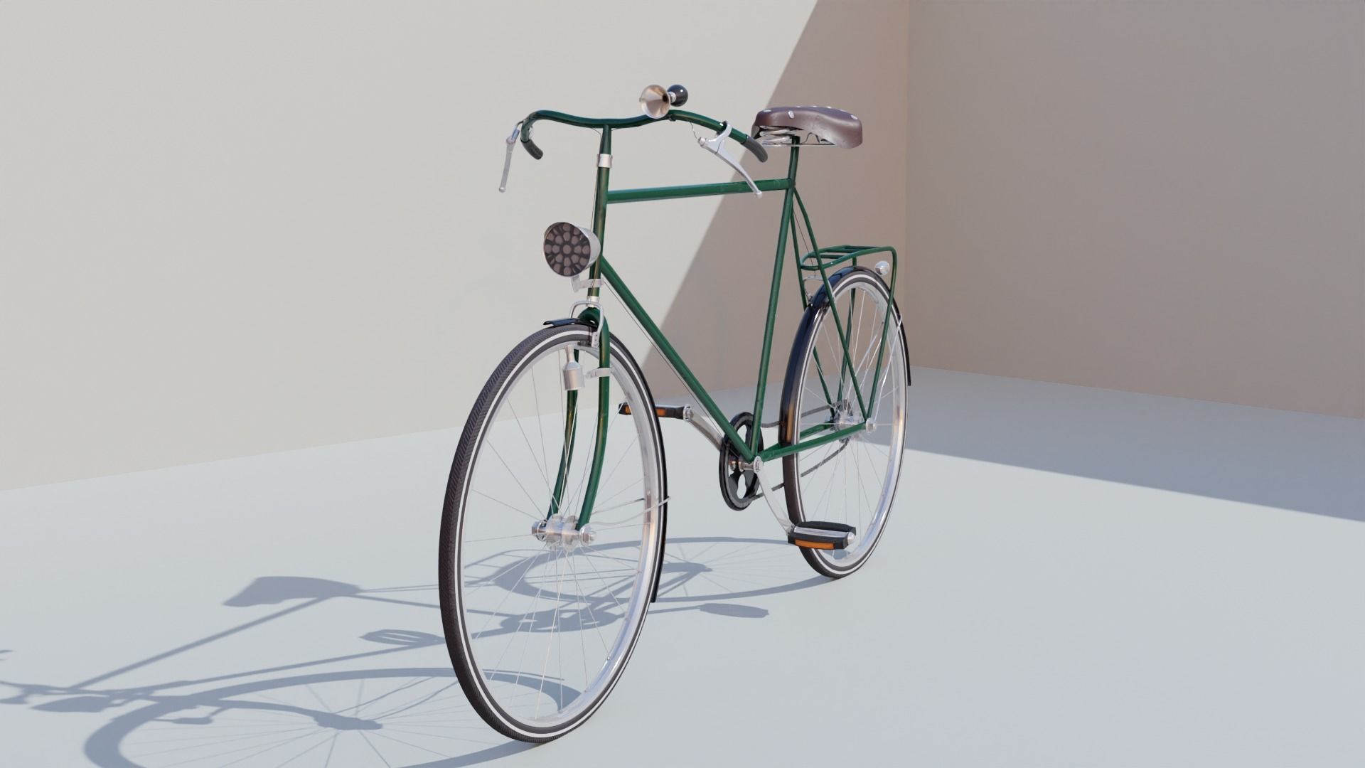 Blender Vintage Bike 3D model animated | CGTrader