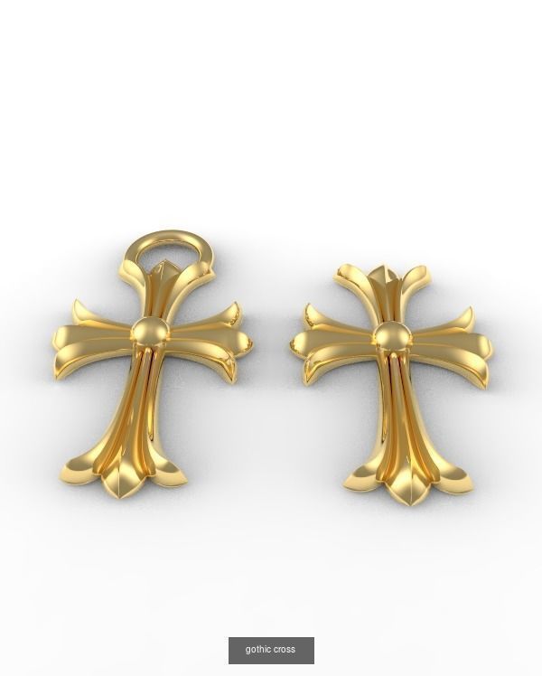 Gothic crosses 3D Model Collection | CGTrader