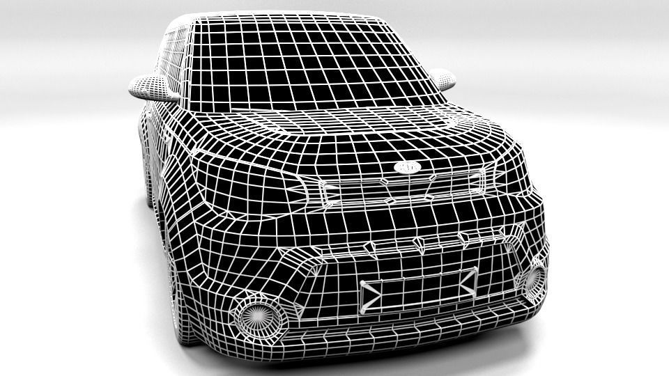 3D model KIA SOUL 2015 LOWPOLY VR / AR / low-poly | CGTrader