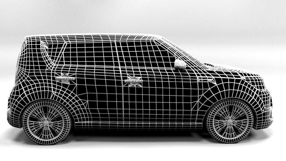 3D model KIA SOUL 2015 LOWPOLY VR / AR / low-poly | CGTrader