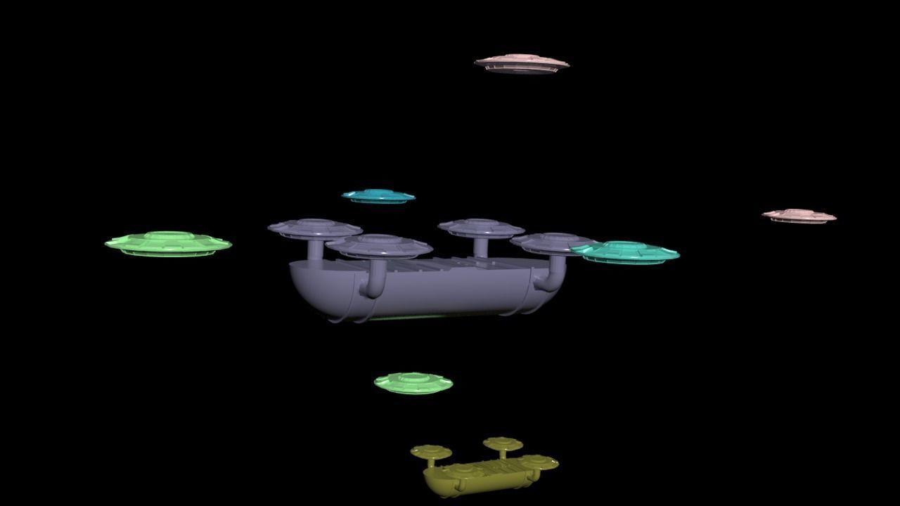 spaceship mesh free VR / AR / low-poly 3D model | CGTrader